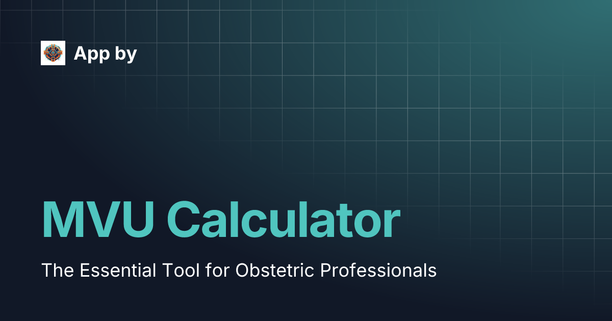 MVU Calculator | App by