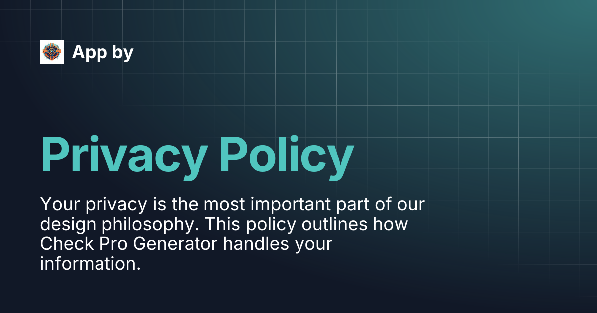 Privacy Policy | App by